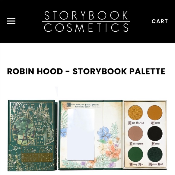 Storybook Cosmetics | Makeup | Fairytale Storybook Eyeshadow Palette In ...